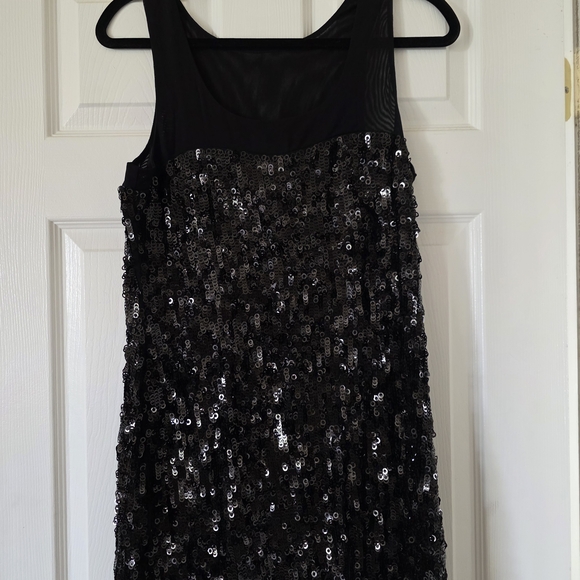 Express | Dresses | Express Black Sequin Mini Dress | Poshmark